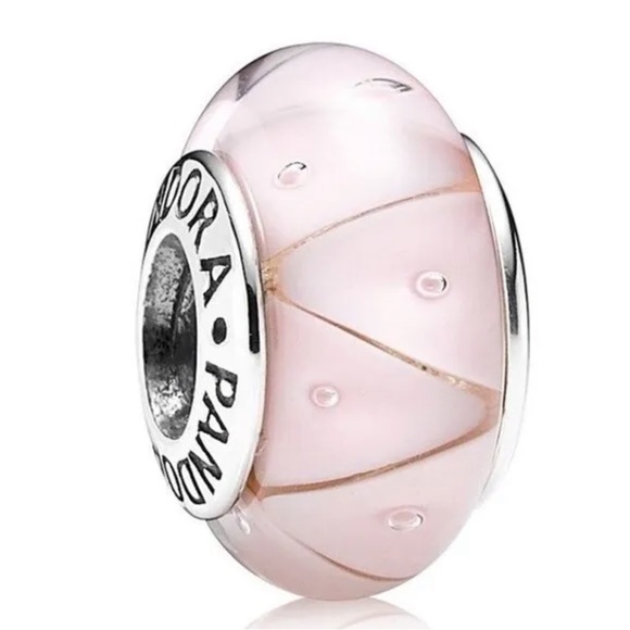 Pandora | Jewelry | Pandora Pink Looking Glass Triangle Murano | Poshmark